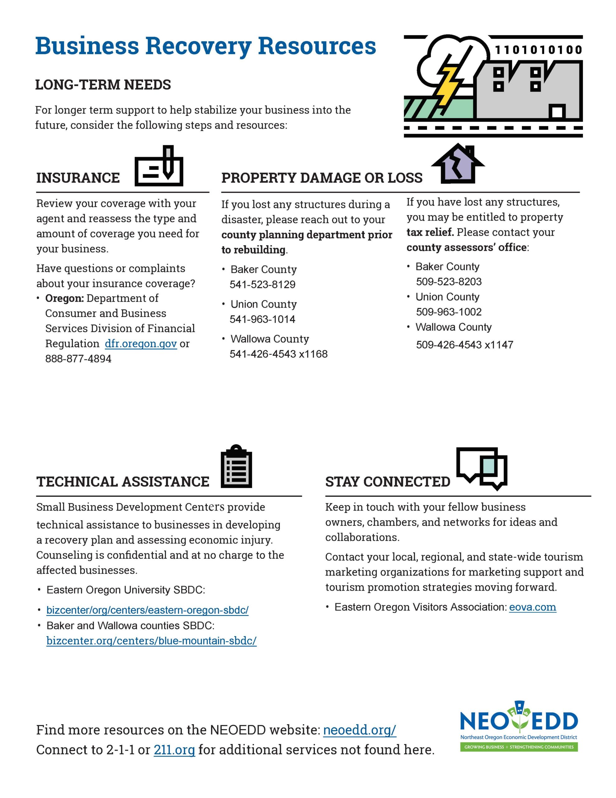 Long-Term Business Recovery Guide - Northeast Oregon Economic ...